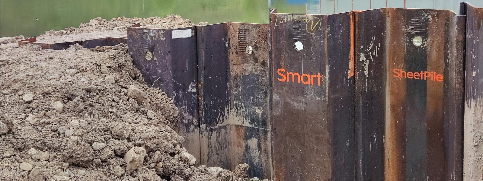 SmartSheetPile pilot project in Mertert, Luxembourg | ArcelorMittal Sheet Piling